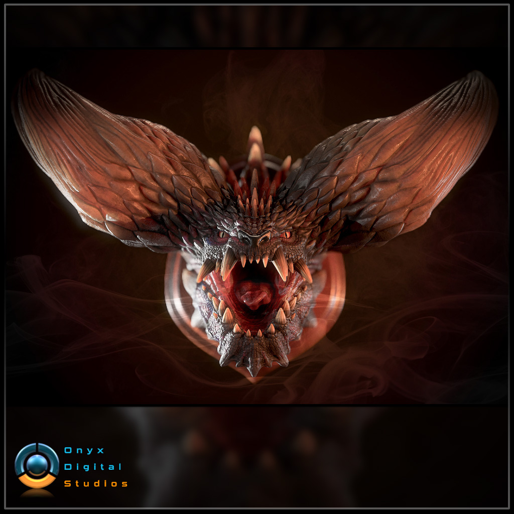 👹 3D Printable Monster hunter head - Nergigante 3D print model・ 3D File ...