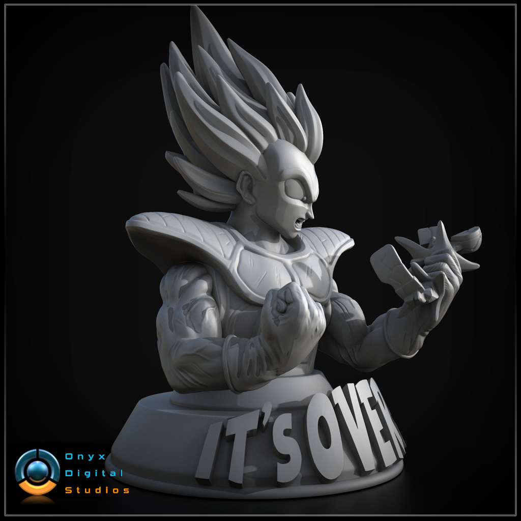 3D file Vegeta Over 9000 👤 ・Design to download and 3D print・Cults