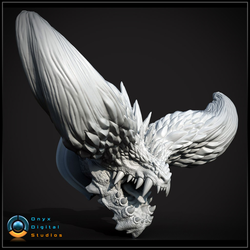 👹 3D Printable Monster hunter head - Nergigante 3D print model・ 3D File ...