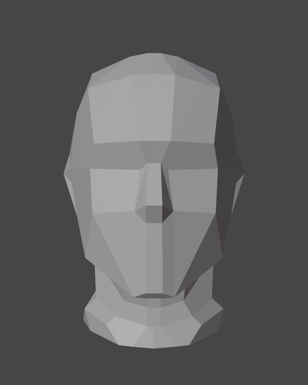 STL file Low Poly Head 🌐 ・3D print model to download・Cults