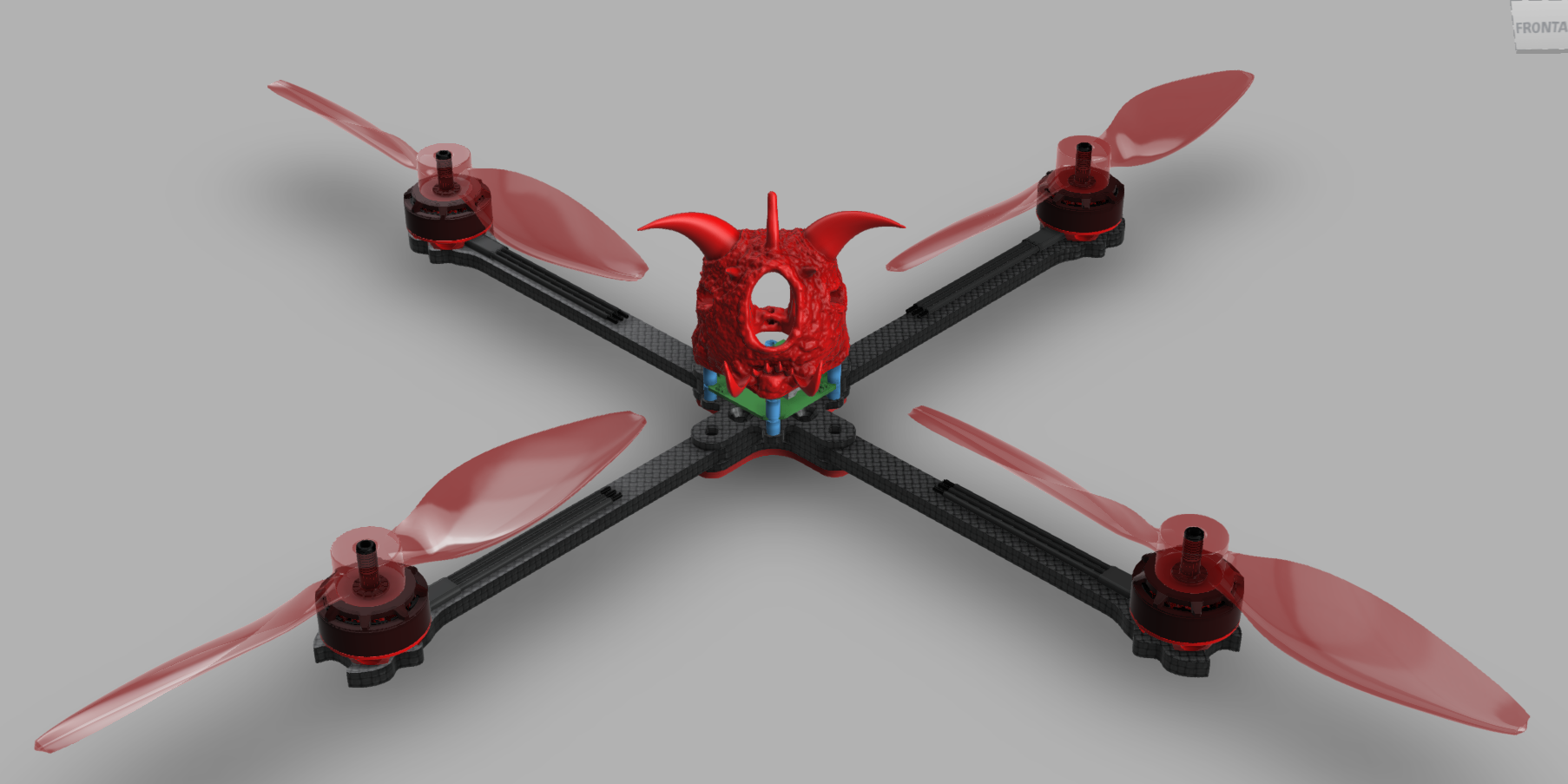 🦷 7" Toothpick Drone Frame・ 3D File for ・Cults