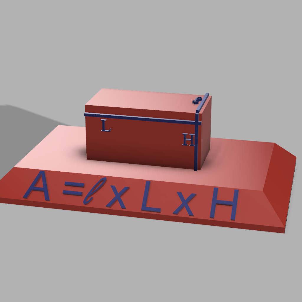 Archivo STL gratis Fórmulas para el cálculo de volúmenes 🎲・Objeto ...