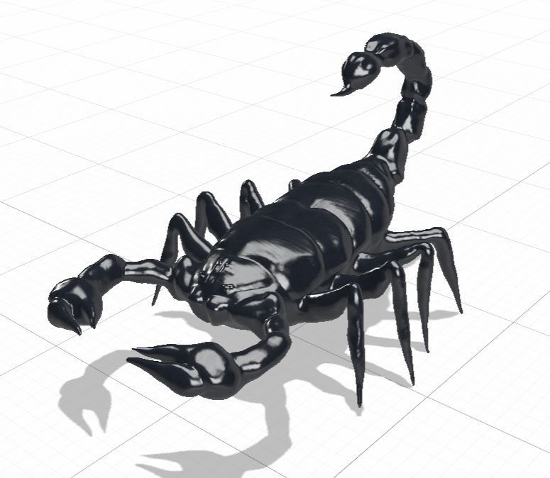 🦂 Scorpion・ OBJ File for ・Cults