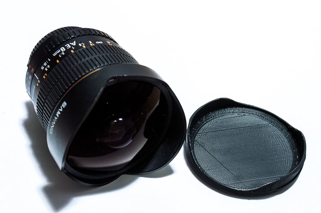 3D print Lens Cap (Samyang 8mm Fisheye)・Cults