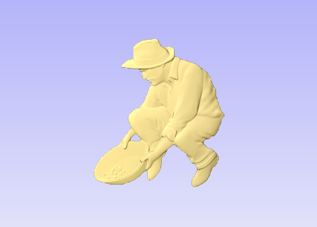 3D file Gold Panner 🎨 ・3D printable model to download・Cults