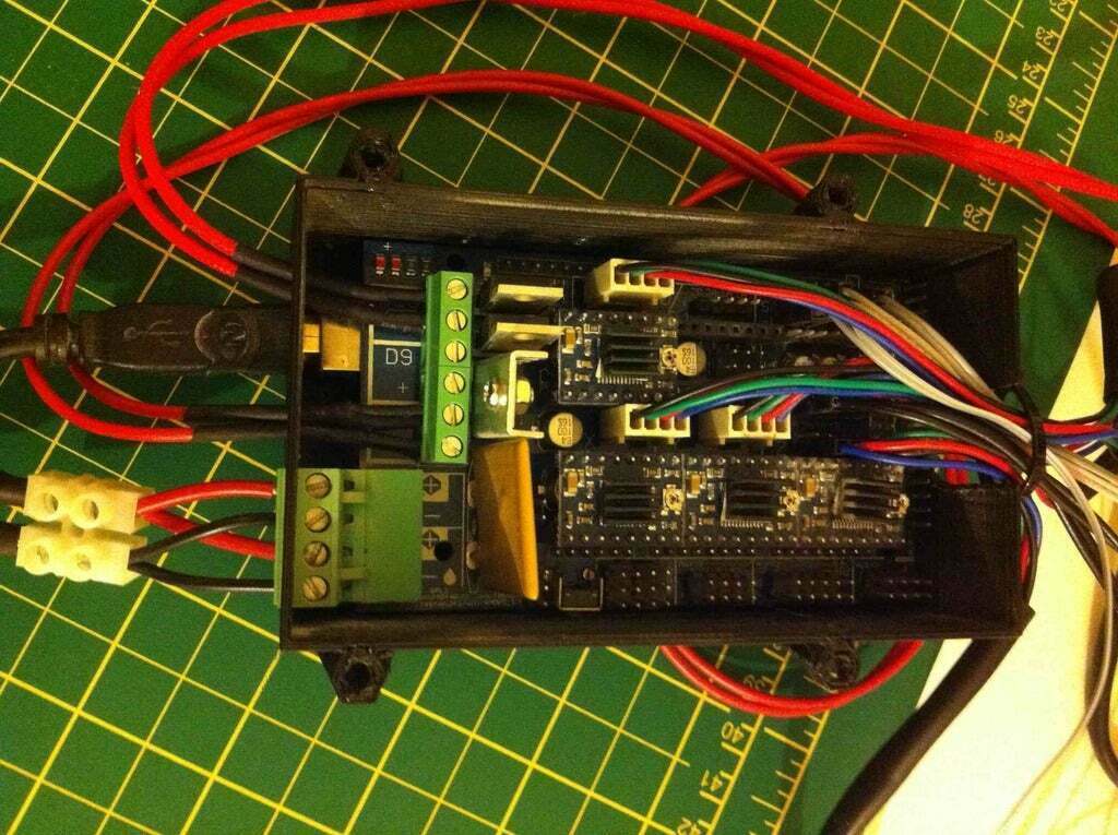 Free STL file RAMPS case with 80mm fan mount 🔧 ・3D printer design to ...