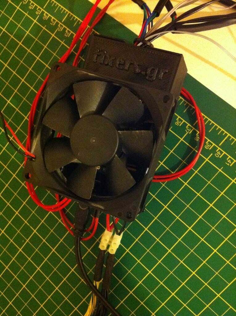 Free STL file RAMPS case with 80mm fan mount 🔧 ・3D printer design to ...