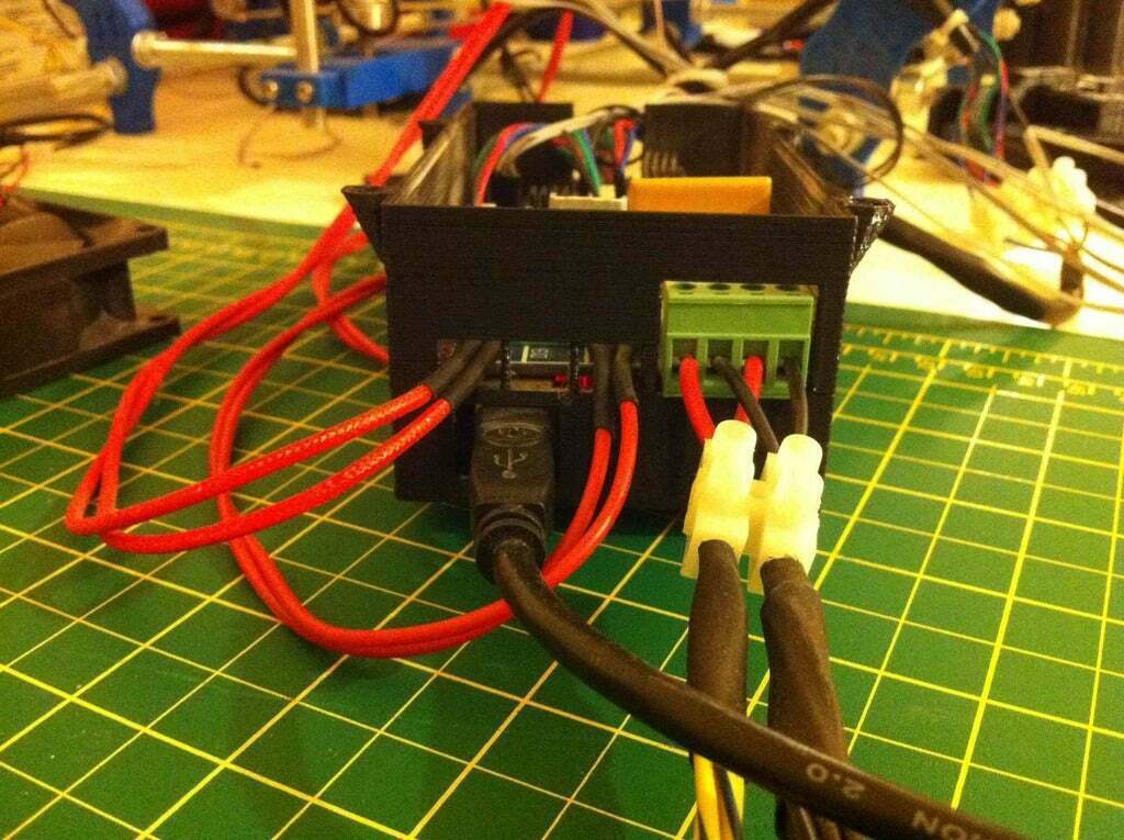 Free STL file RAMPS case with 80mm fan mount 🔧 ・3D printer design to ...