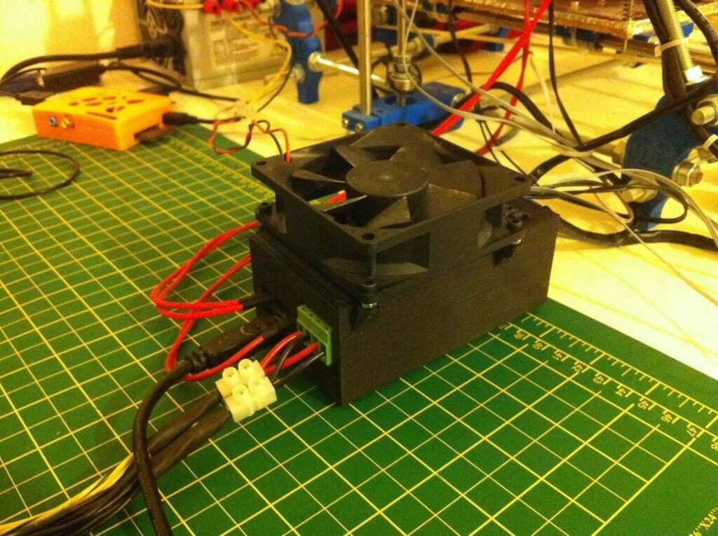 Free STL file RAMPS case with 80mm fan mount 🔧 ・3D printer design to ...