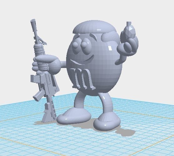 Arquivo grátis STL MnM Soldado del Ejército 👽 ・modelo para impressora ...