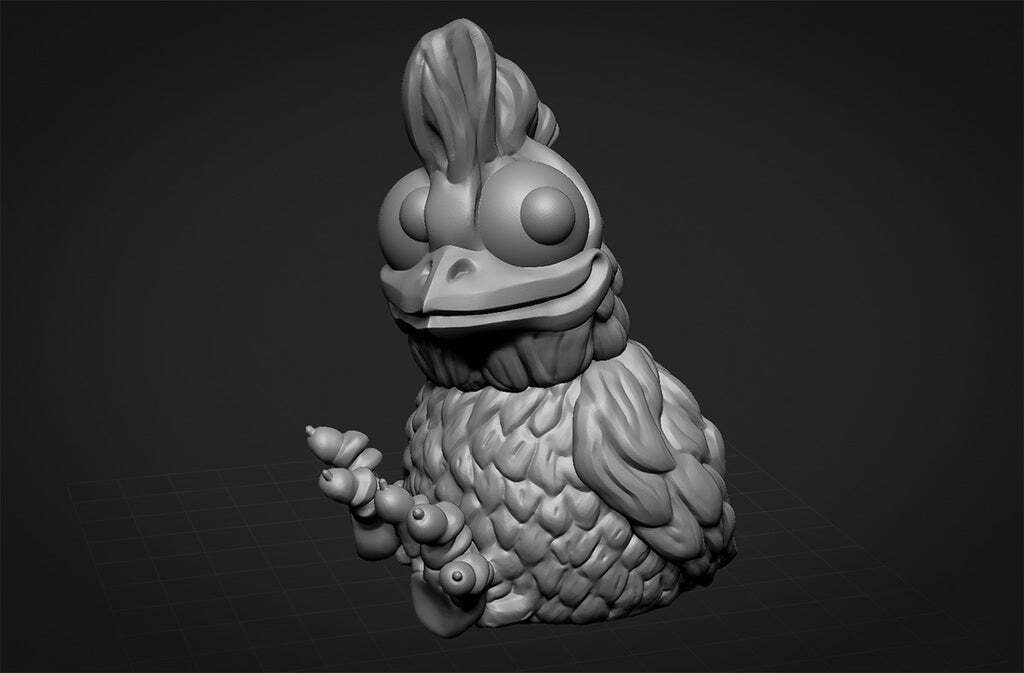 Free STL file Chicken Chick 🐔 ・3D print object to download・Cults