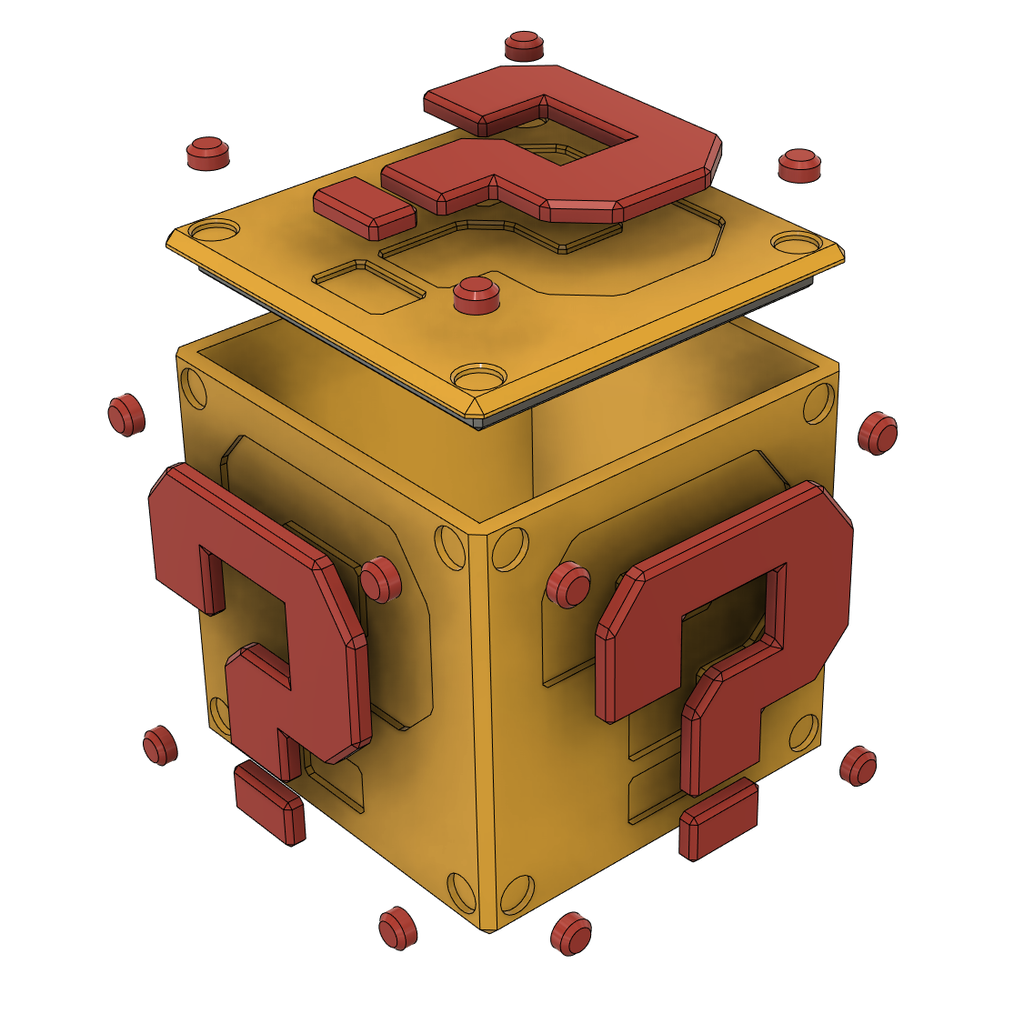 Archivo STL gratis Mario LuckyBox 🎲 ・Modelo imprimible en 3D para ...
