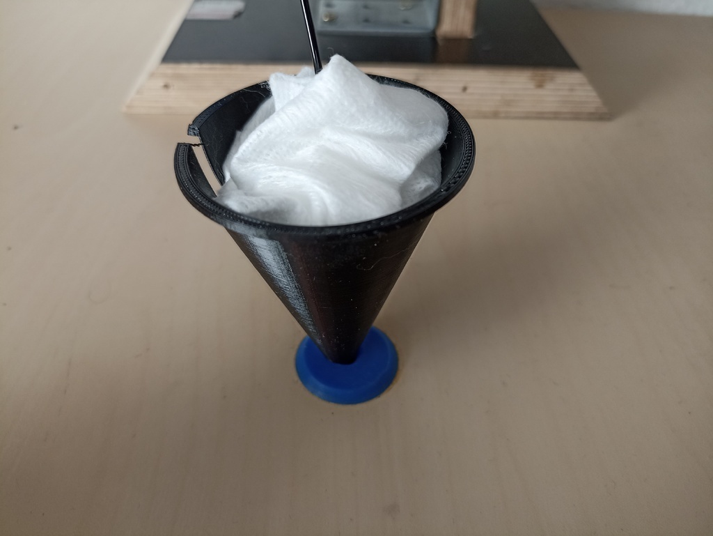 🪢 Filament cleaner funnel・Archivo 3D Gratis para ・Cults
