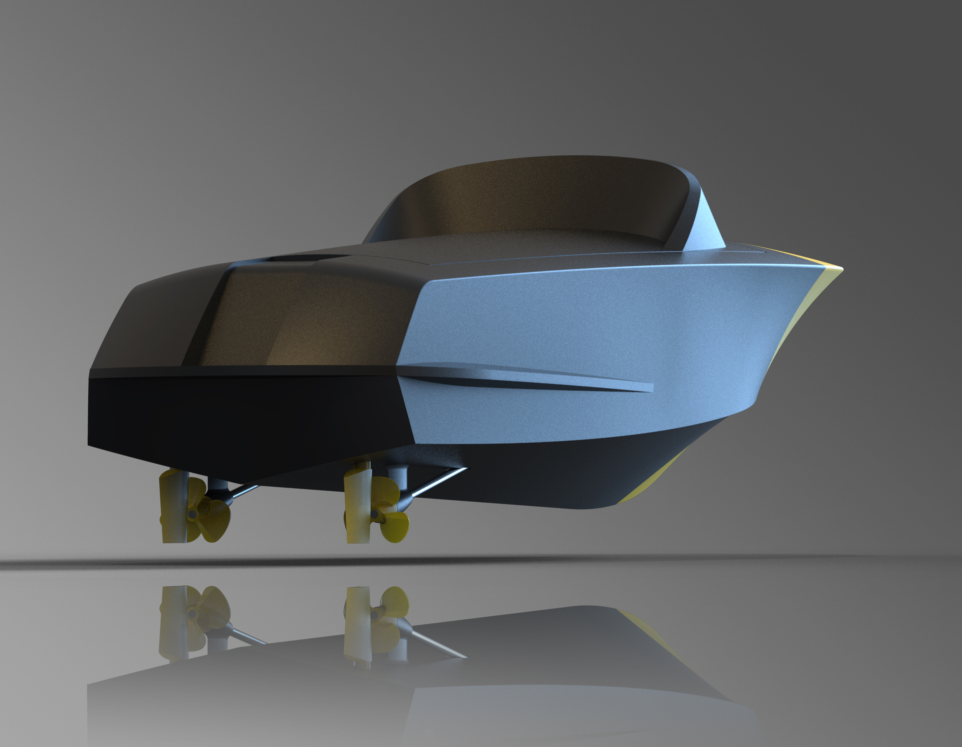 🛥️ rc boat twin motor riva・ STL File for ・Cults