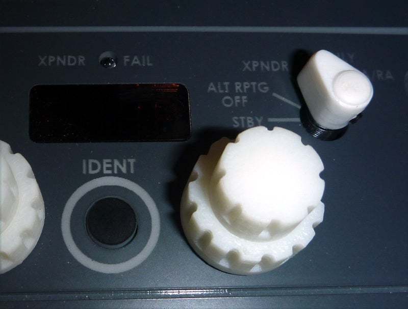 👽 Button for transponder function selector switch 737・Free STL File for ...