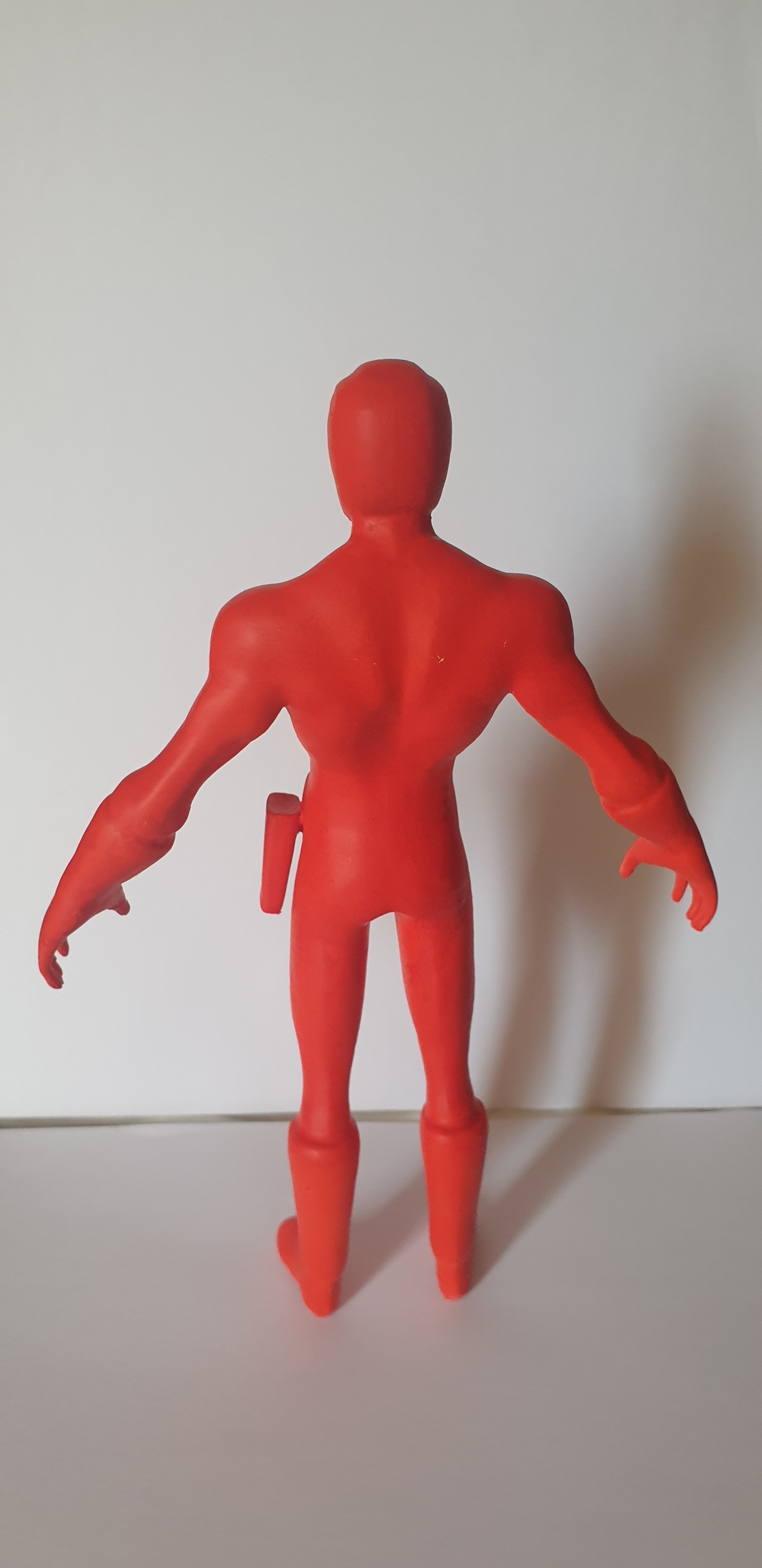 3D printer red power ranger with gun and sword • made with artillery ...