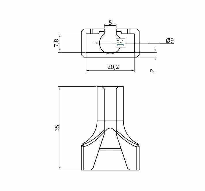 STL file cable support head A10 🔌 ・3D print model to download・Cults