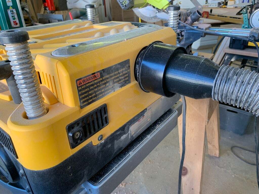 🔧 DeWalt Planer Vacuum Attachment for 2 Inch Hose・free STL file for ・Cults