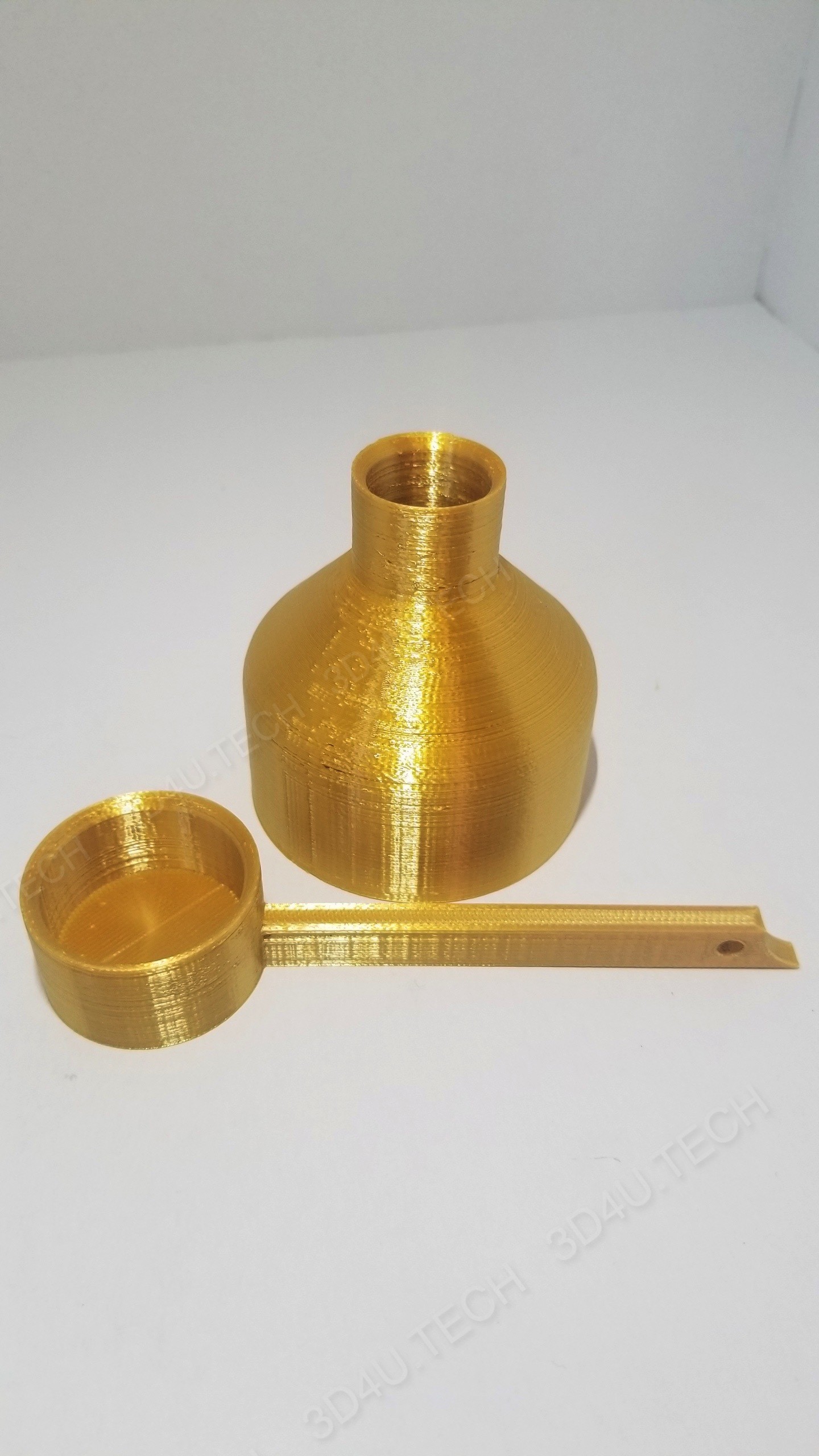 🍔 Protein/Food Scoop & Funnel Combo (2 sizes)・Free STL File for ・Cults