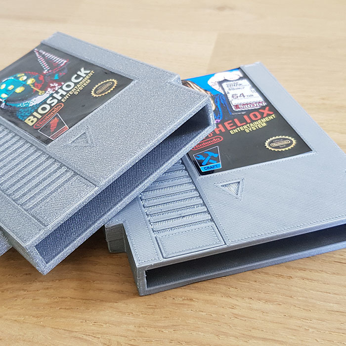 🗺️ NES Cartridge - SD and MicroSD card storage・ STL File for ・Cults