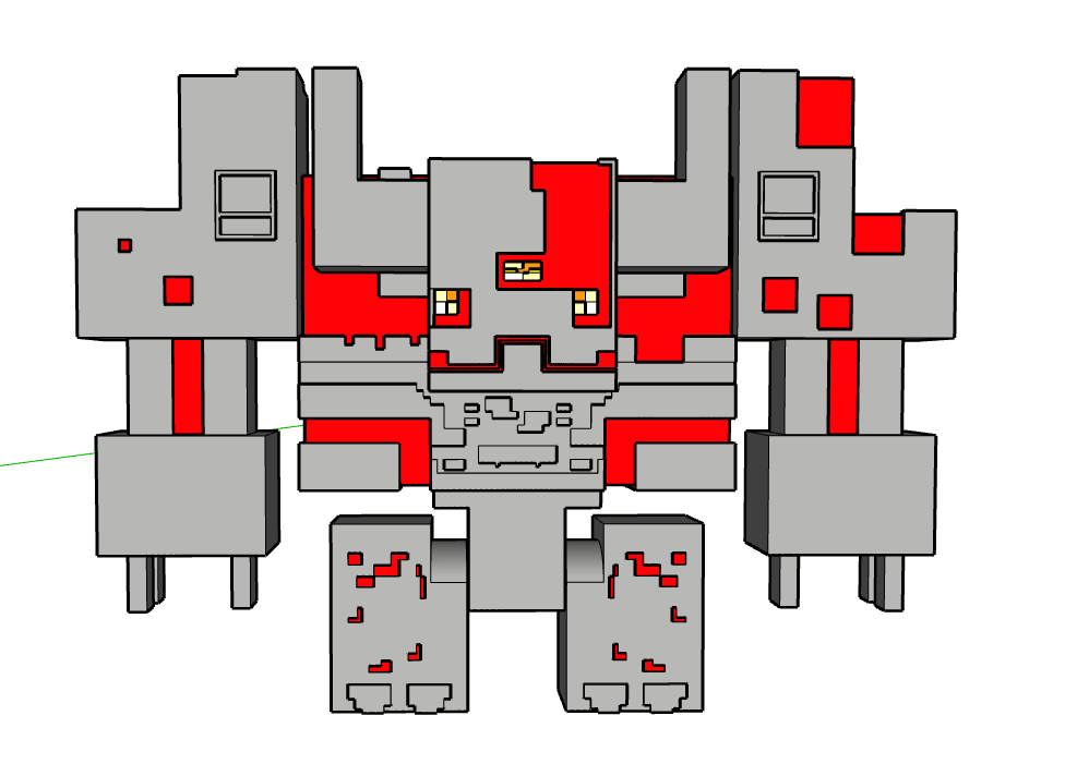 🦸 REDSTONE MONSTROSITY・ 3D File for ・Cults