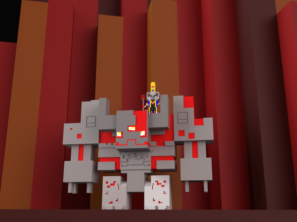 🦸 REDSTONE MONSTROSITY・ 3D File for ・Cults