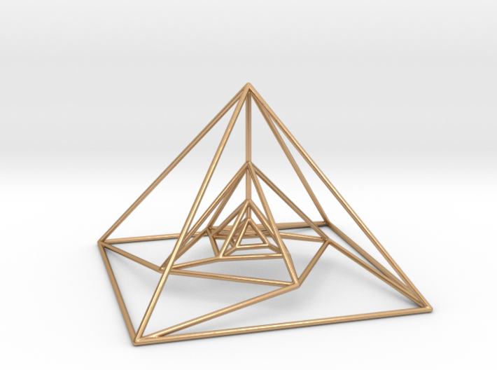 3D file Nested Pyramids Rotated 🎨 ・3D printable design to download・Cults