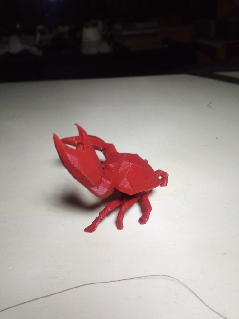 Free STL file LOW POLY CRAB 🦀 ・3D printable object to download・Cults