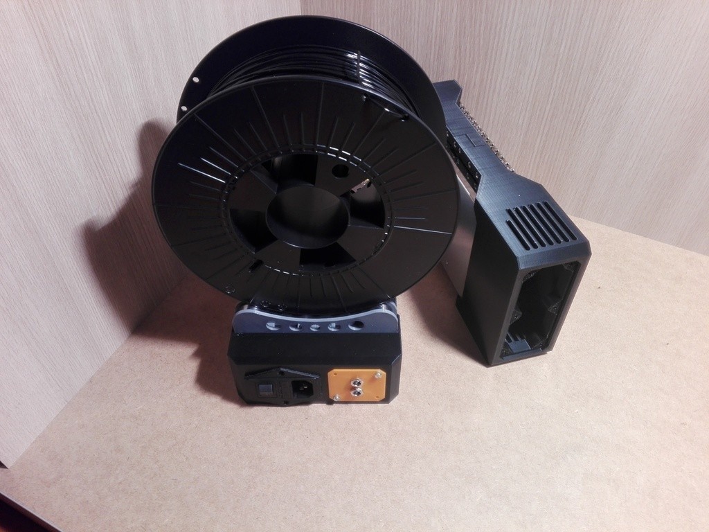 Free STL file Modular power supply PSU cover,with addons, xt60 ,dc 12v ...