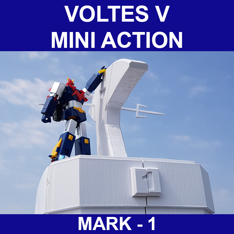 🎲 NOT V.1 MINI ACTION BIG FALCON VOLTES V・ STL File for ・Cults