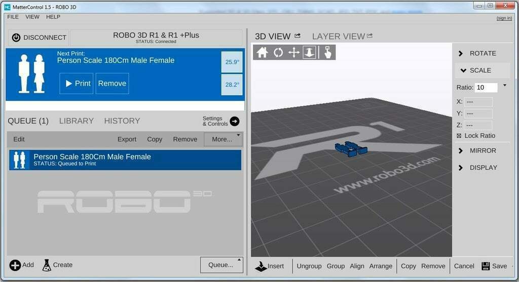 Free STL file Person Scale 180cm Male Female ♂️ ・3D printer design to ...