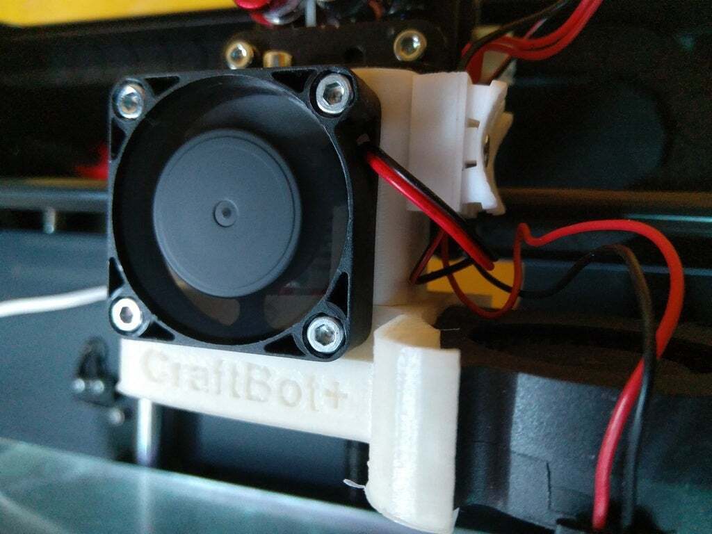 Free STL file CraftBot+ Fun Duct for Hexagon Hotend and MK8 extruder 🔧 ...