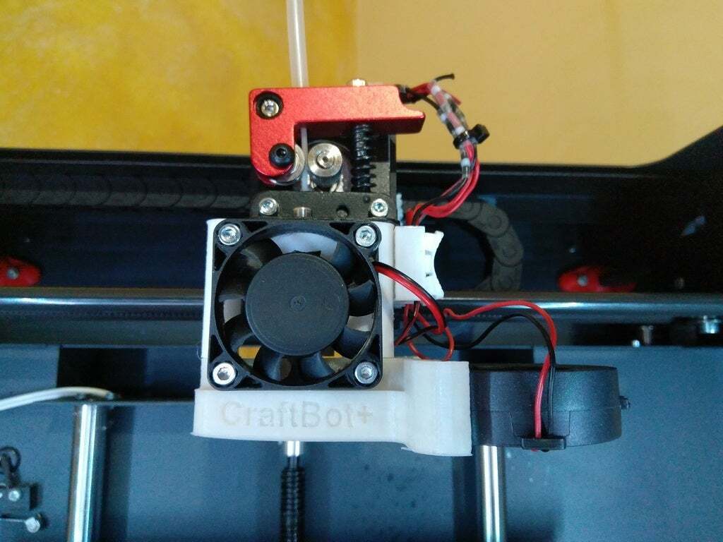 Free STL file CraftBot+ Fun Duct for Hexagon Hotend and MK8 extruder 🔧 ...