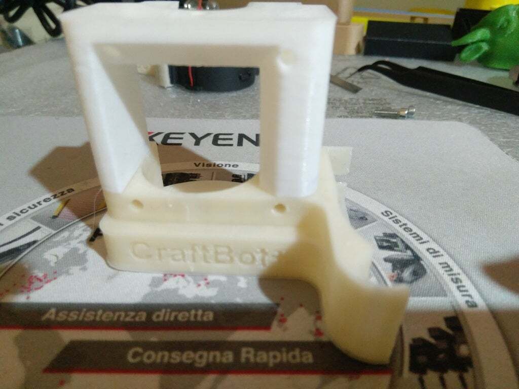 Free STL file CraftBot+ Fun Duct for Hexagon Hotend and MK8 extruder 🔧 ...