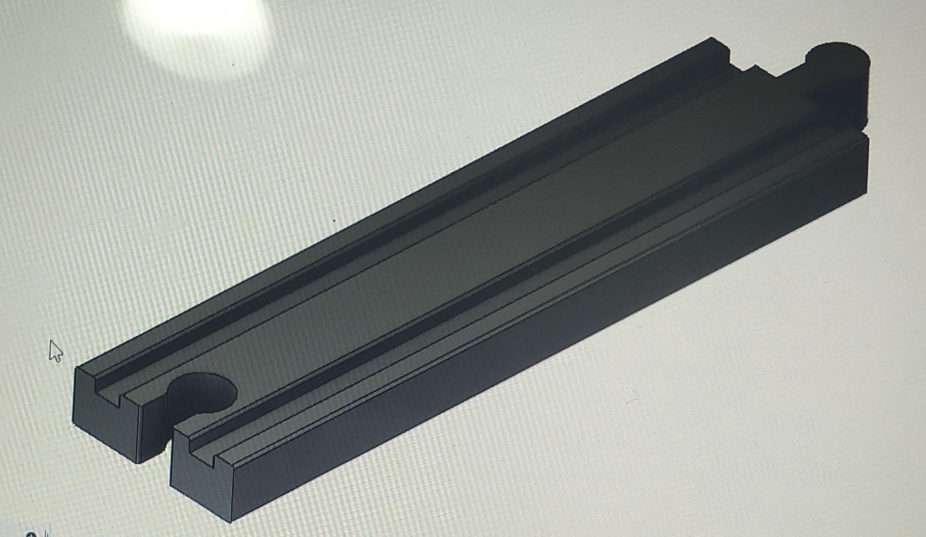 Free STL file Train track 15cm 🚆・3D printer design to download・Cults