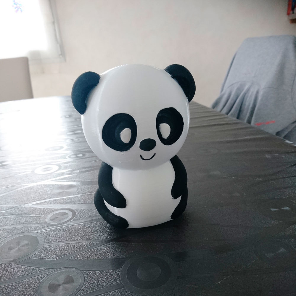 STL file Panda night light 🐼 ・3D print design to download・Cults