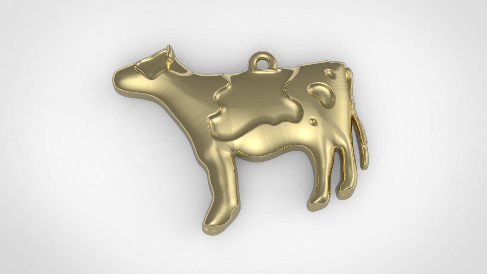 Free STL file Cow pendant 🐄・Model to download and 3D print・Cults