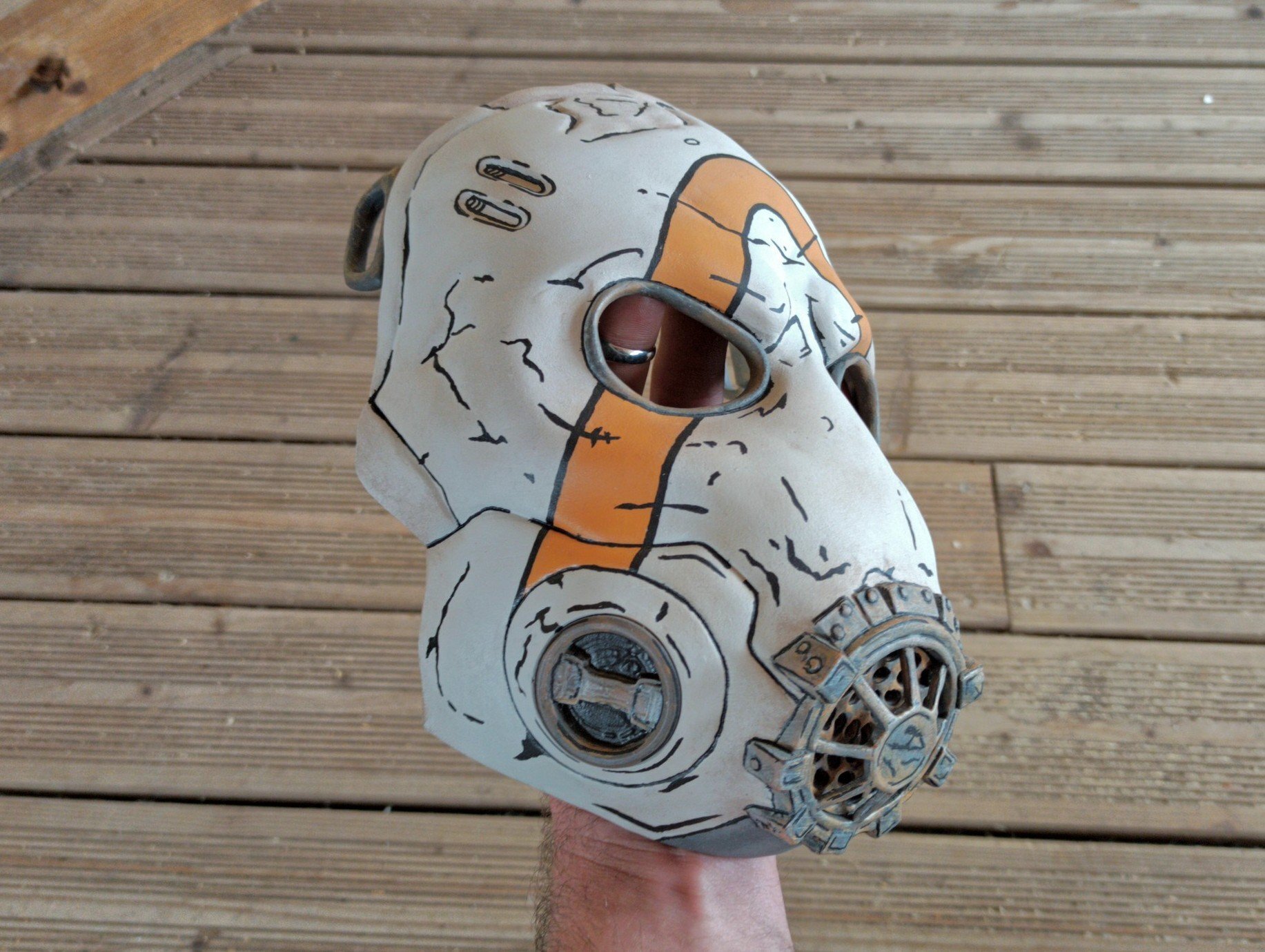 3D printed Borderlands 3 Psycho Mask・Cults