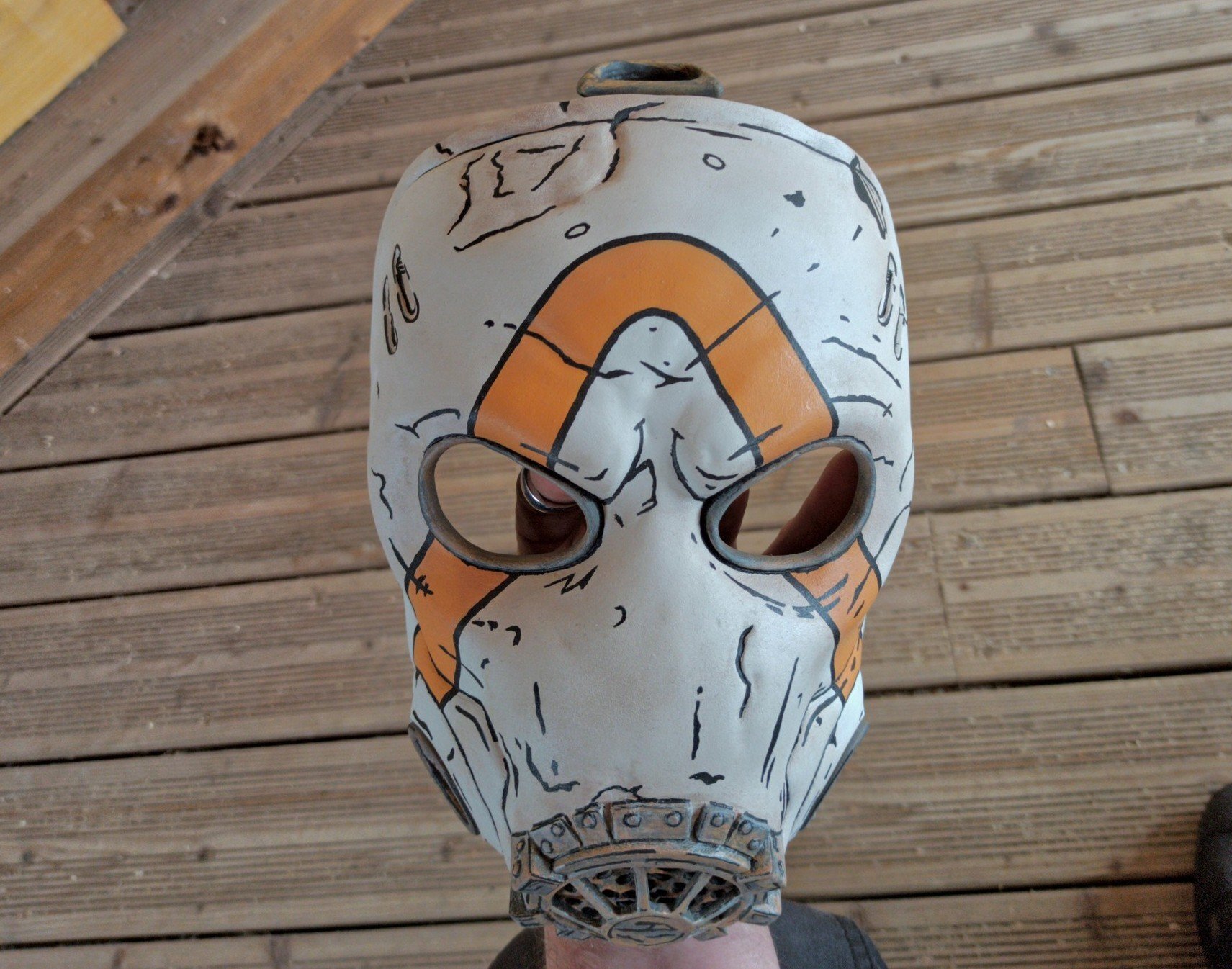 3D printed Borderlands 3 Psycho Mask・Cults