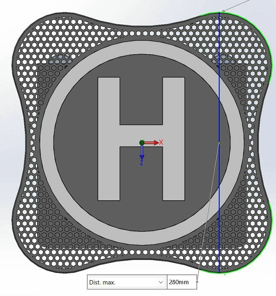 Fichier STL gratuit piste d'atterrissage / Héliport / Stand pour ...