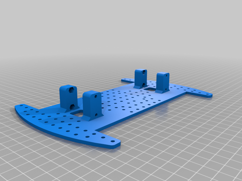 🤏 4WD small robot car body・Free STL File for ・Cults