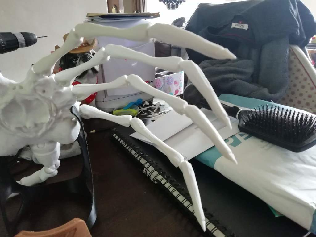 3D printing Agisis Ultimate Alien Face Hugger (40in x 23in - LIFE SIZE ...