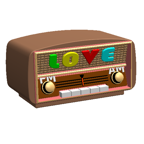 STL-Datei Oldtimer-Radio 📻 ・Modell zum Herunterladen und 3D-Drucken・Cults