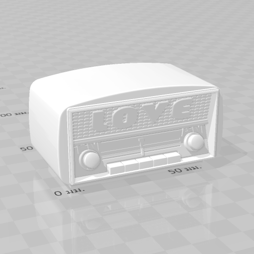 📻 Vintage Radio・ STL File for 3D printing・Cults