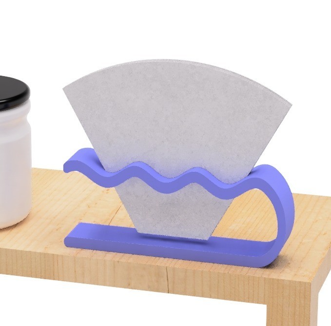 Free STL file Coffee filter holder ☕ ・Object to download and to 3D ...