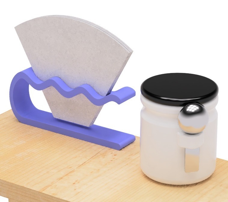 Free STL file Coffee filter holder ☕ ・Object to download and to 3D ...