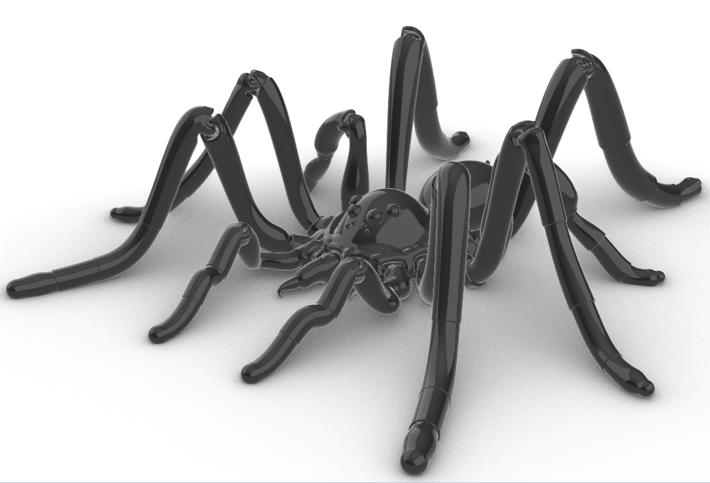 👽 Articulated Tarantula・ STL File for 3D printing・Cults