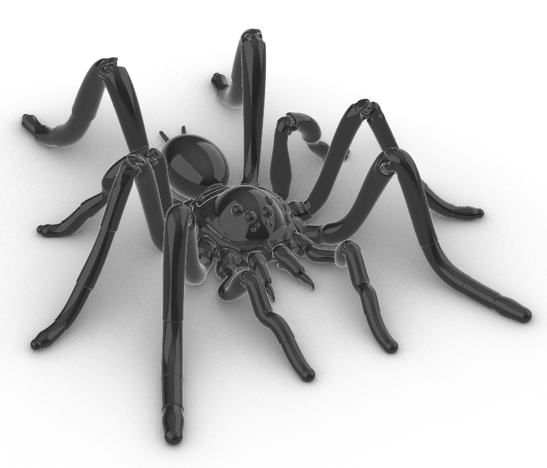 👽 Articulated Tarantula・ STL File for 3D printing・Cults