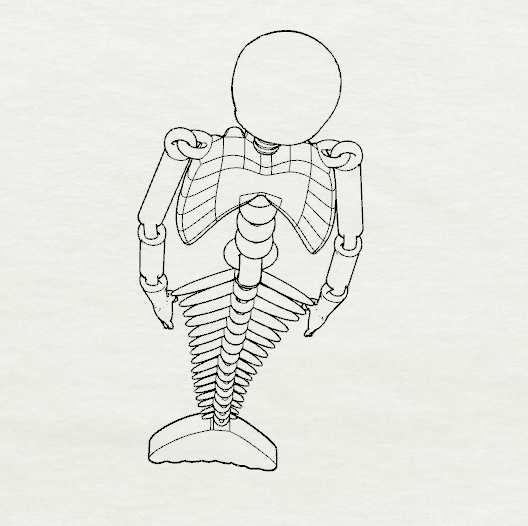 🧜‍♀️ mermaid skeleton・ STL File for ・Cults