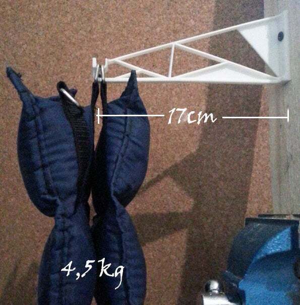 Free STL file Filament Shelf Bracket ( 17g weight, up to 4,5 kg ) 🪢 ・3D ...